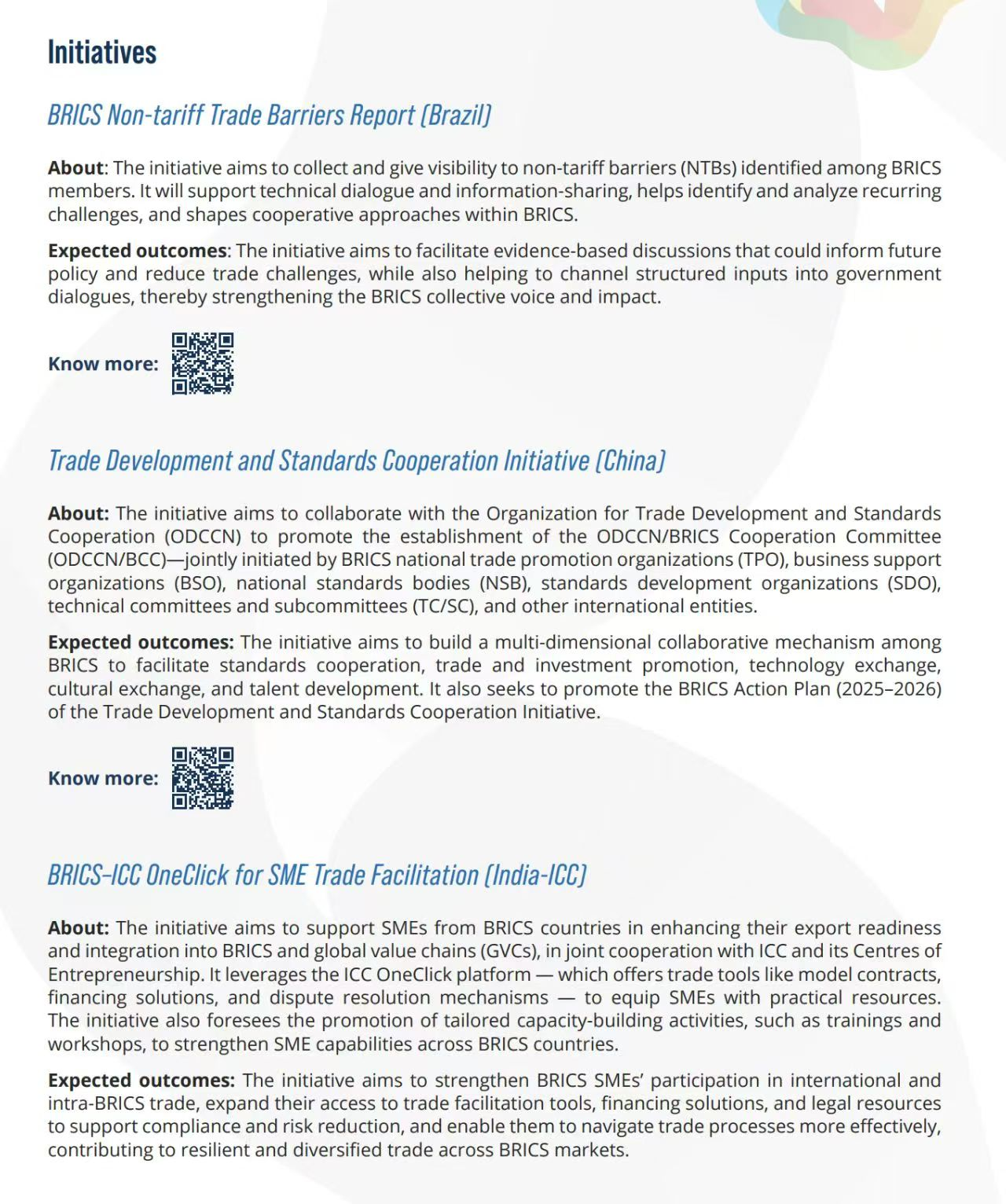 ODCCN-led “Trade Development and Standards Cooperation Initiative ...